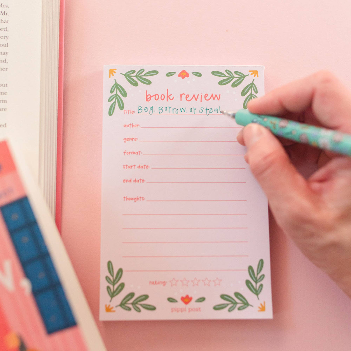 Book Review Notepad – Pella Paperie