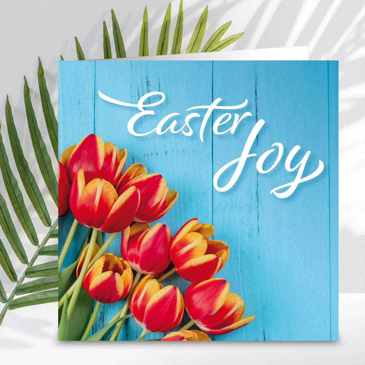Easter Joy Tulips- Pack of 5 Easter Cards – Pella Paperie